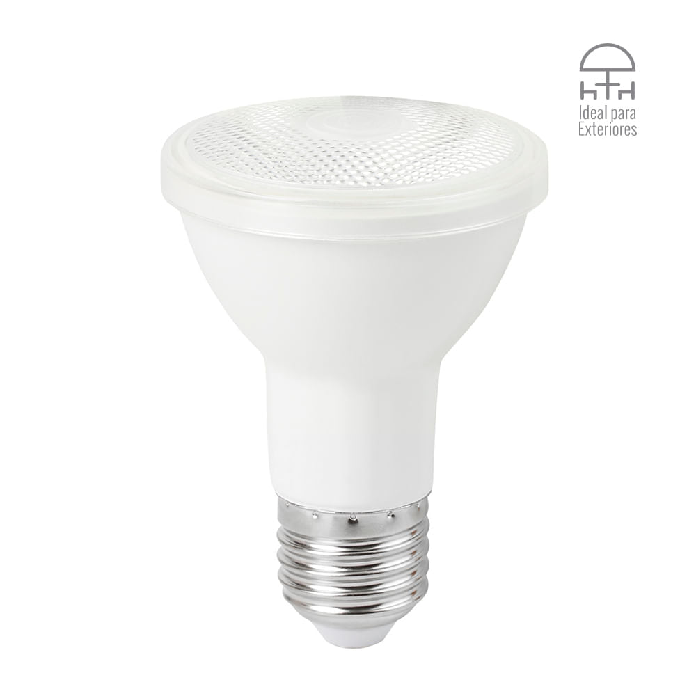 Foco LED PAR20, 9 W, Luz Suave Cálida, Base E27, IP65, No atenuable ...